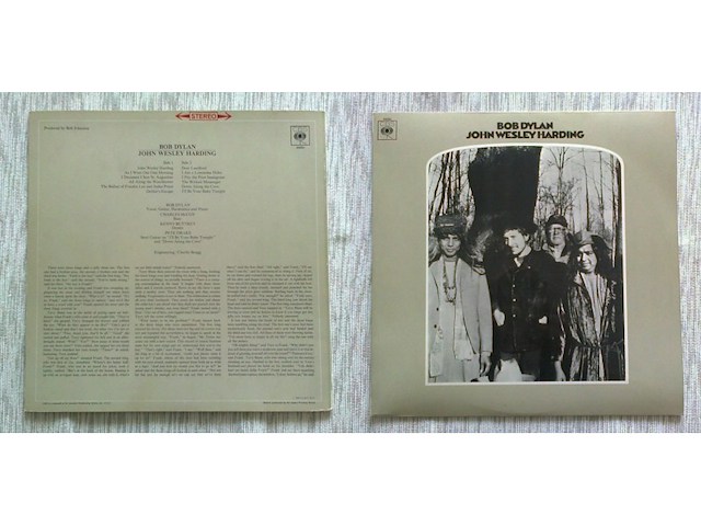 BOB DYLAN - John Wesley Harding (LP) Made in UK