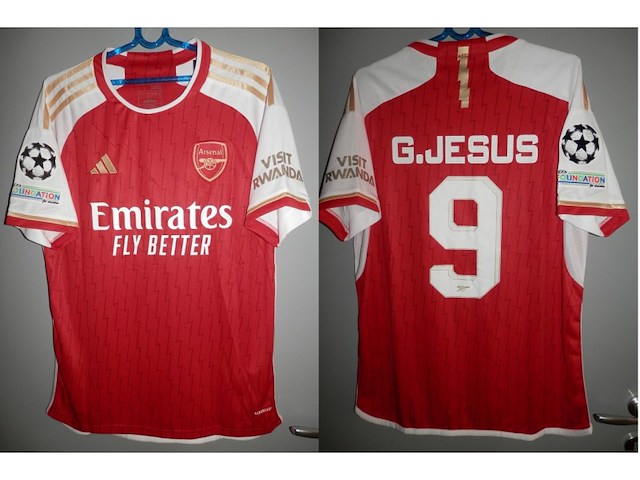 Arsenal dres 2023-24 Gabriel Jesus 9 (Champions league)