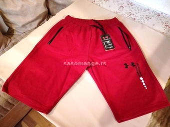 Nove muske markirane pamucne bermude Under Armour Crvene L XL 2XL Novo