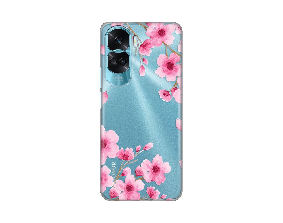Silikonska futrola PRINT Skin - Huawei Honor 90 Lite Rose Flowers