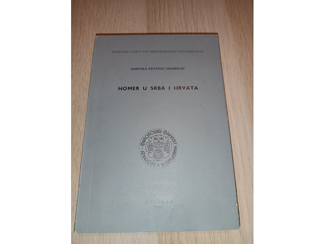 Homer u Srba i Hrvata - Darinka Nevenić Grabovac