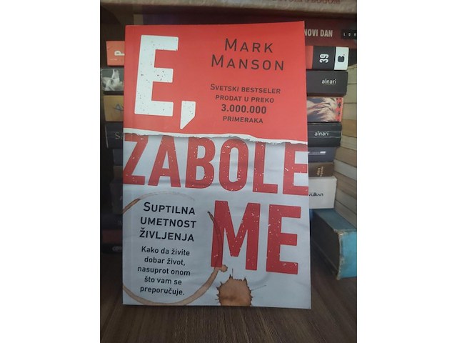 E , zabole me  Mark Manson