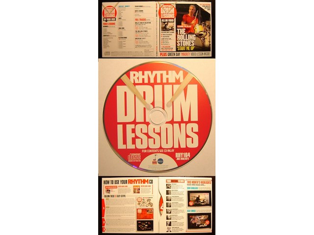 RHYTHM DRUM LESSONS (CD + multimedija) iz časopisa