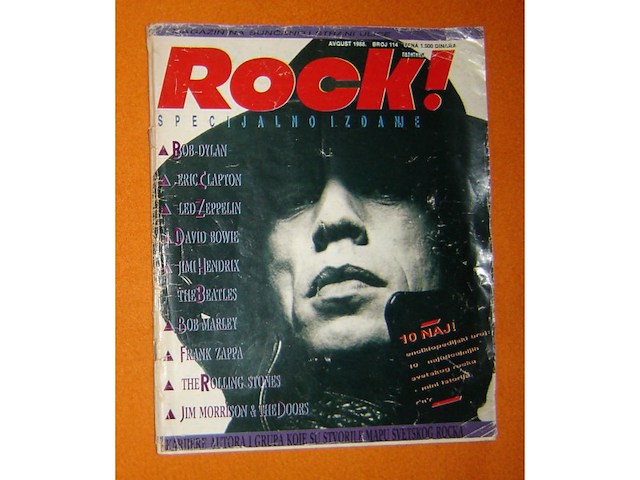 ROCK! (Specijalno Izdanje) br.114 avgust 1988. godine