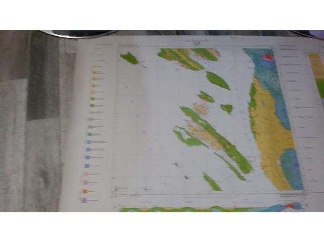 Osnovna geoloska karta SFRJ RAB