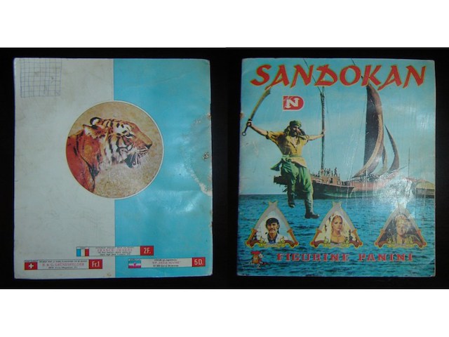 SANDOKAN - Album sa sličicama popunjen (37%)