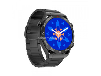Smart Watch DT Ultramate crni (metalna i silikonska narukvica)