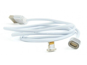 CC-USB2-AMLMM-1M Gembird Magnetic USB 8-pin male cable, silver, 1 m