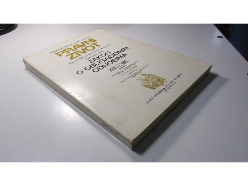 PRAVNI ŽIVOT broj 2-3 (1989.) knjiga 379.