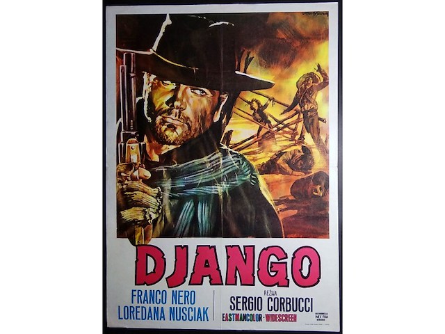 ĐANGO (1966) Serđo Korbuči Franko Nero PLAKAT