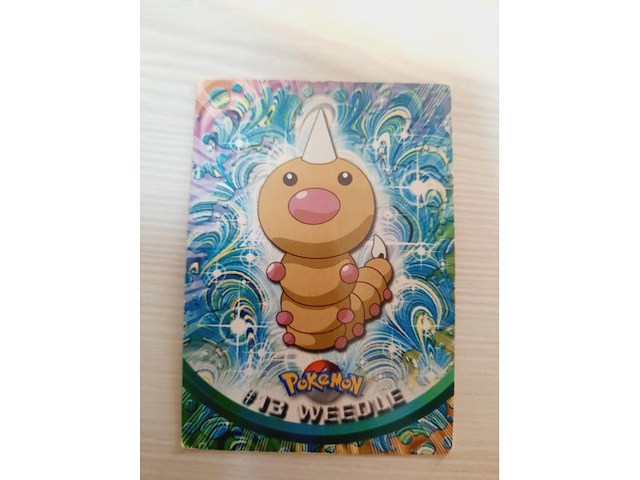 POKEMON Topps Card # 13 Weedle