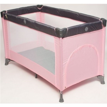 Baby Bear Origin prenosivi krevetac za bebe 1 nivo Dream Play Pink