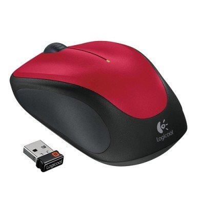 Logitech M235 Bežični optički miš USB 1000dpi 3 tastera crvena boja | 910-002496