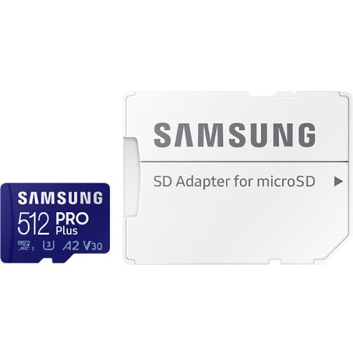 Samsung 512GB PRO Plus + Adapter microSDXC memorijska kartica | MB-MD512SA