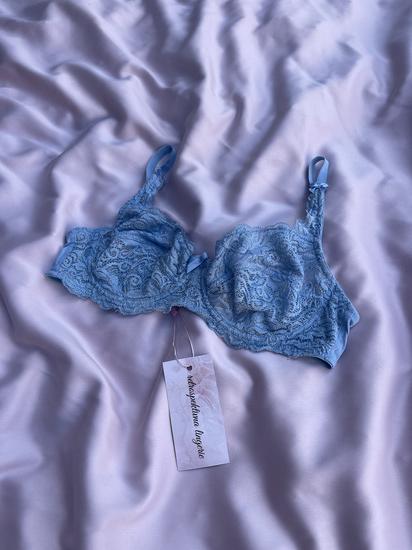 Baby blue bra