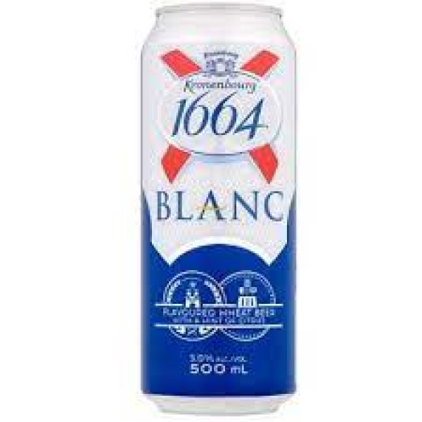 *Pivo Kronenbourg blanc 0,5l. lim.