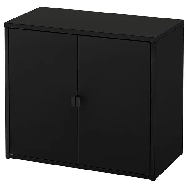 Element s 2 vrata, crna, 76x40x66 cm