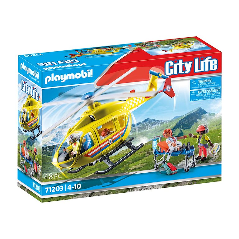 Playmobil City Life Ambulantni helikopter 71203 – 37084