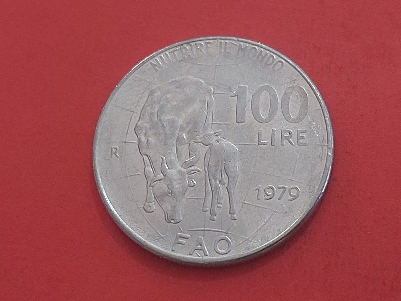 Italija - 100 lire 1979 god FAO