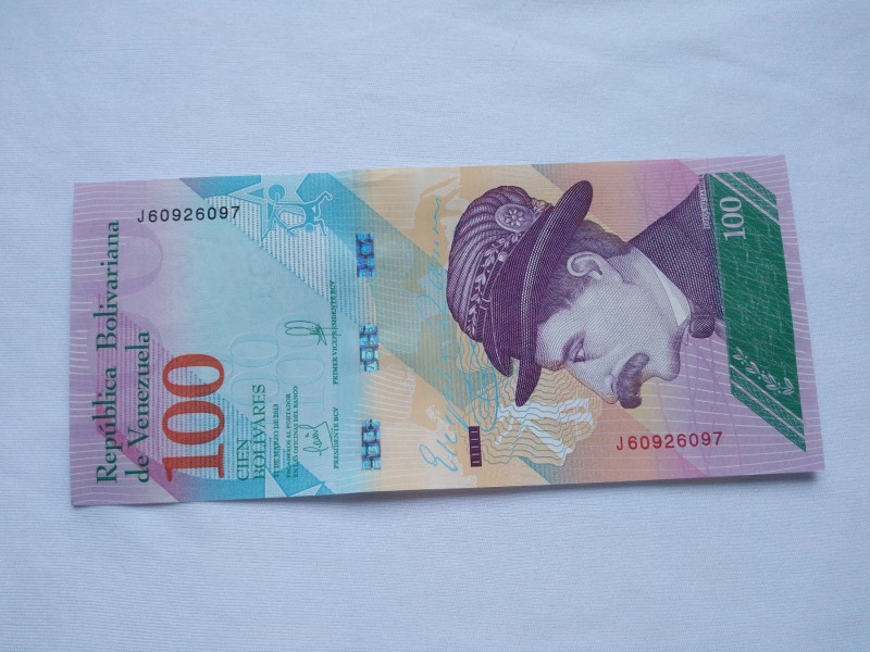 Venecuela 100 bolivara,2018 god.UNC