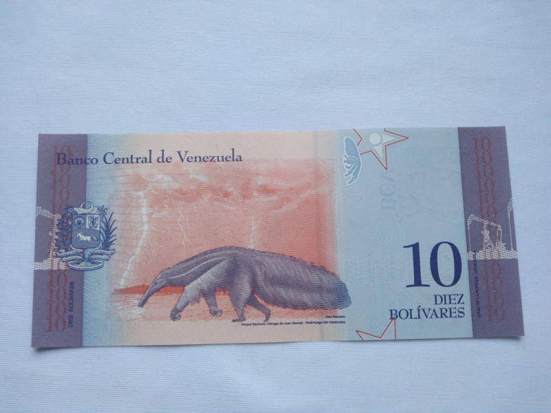 Venecuela 10 bolivara,2018 god.UNC