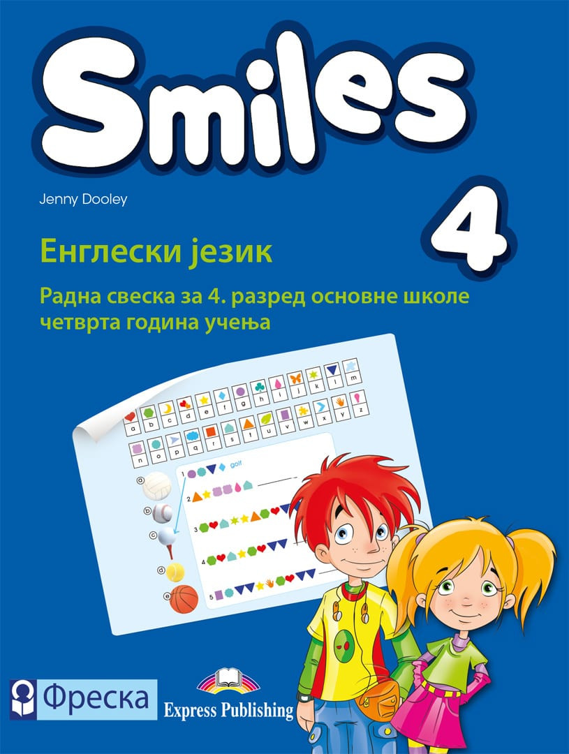 Engleski jezik 4 - SMILES 4 - radna sveska FRESKA