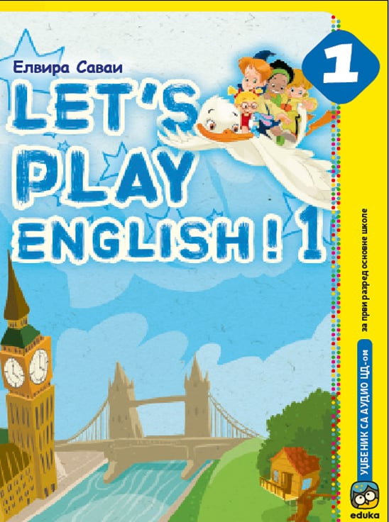 Let's Play English 1, radni udžbenik sa audio CD-om EDUKA