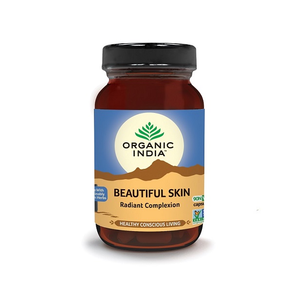 BEAUTIFUL SKIN VEGAN ORGANSKI SUPLEMENT 90 KAPSULA ORGANIC INDIA