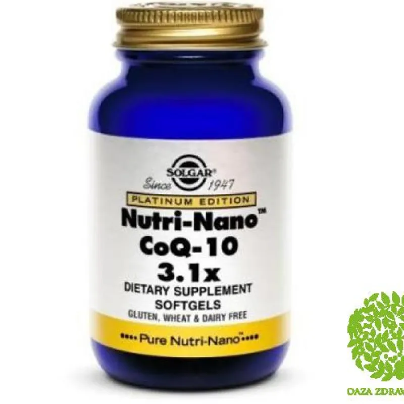 SOLGAR NUTRINANO CoQ10 50X30 mg