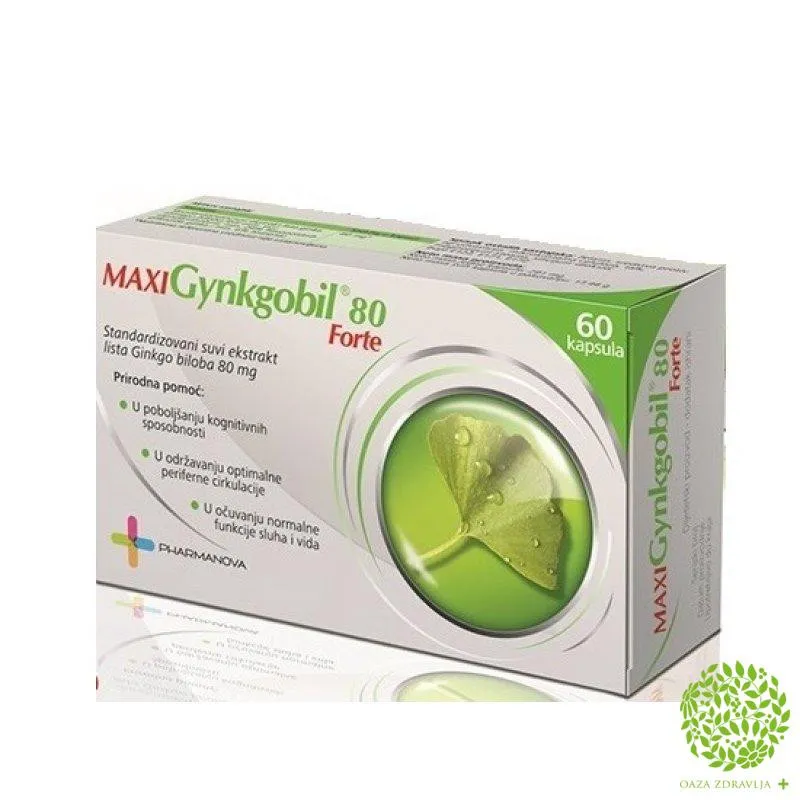 GYNKGOBIL MAXI FORTE 80mg 60 kapsula