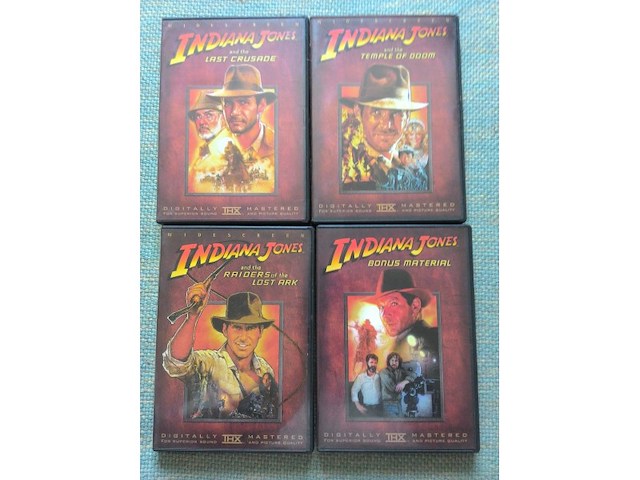 Indiana Jones The complete DVD 4 DVDa