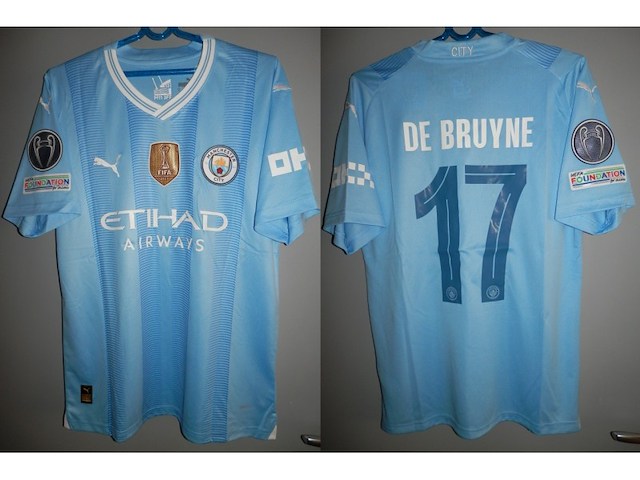 Manchester City dres 2023-24 De Bruyne 17 (Champions L)