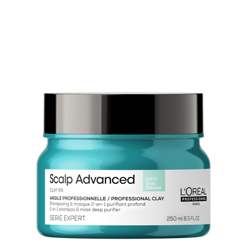 L`OREAL PROFESSIONNEL
Scalp Advanced 2u1 Sampon I Maska Od Gline Za Kozu Glave Sklonu Mascenju 250ml