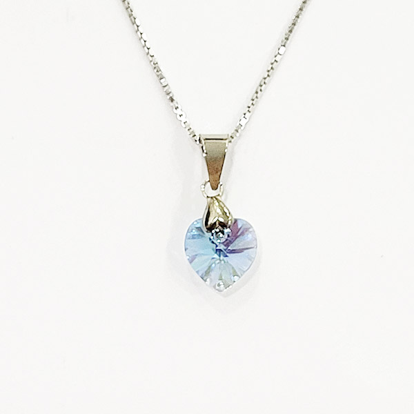 Swarovski ogrlica sa plavim kristalom