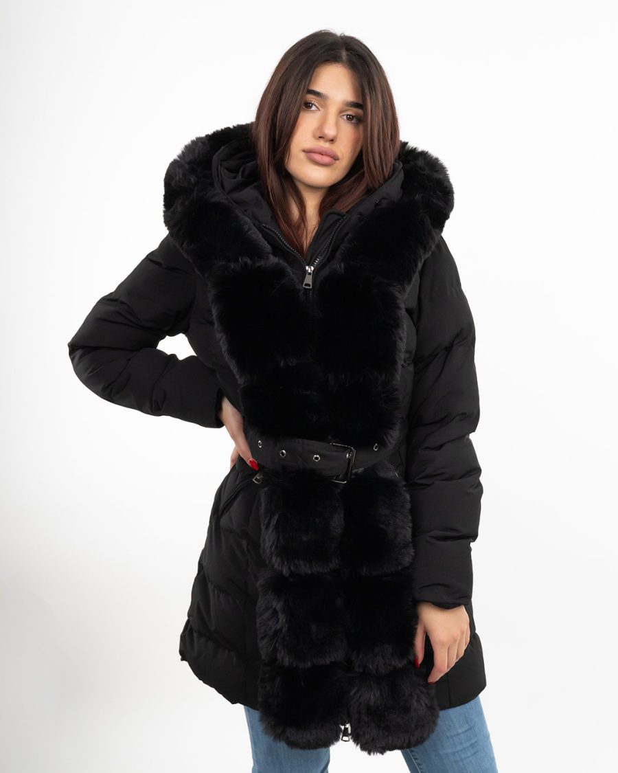 Ženska zimska jakna – Sportska i Casual – ALN 2007-1 – Crna