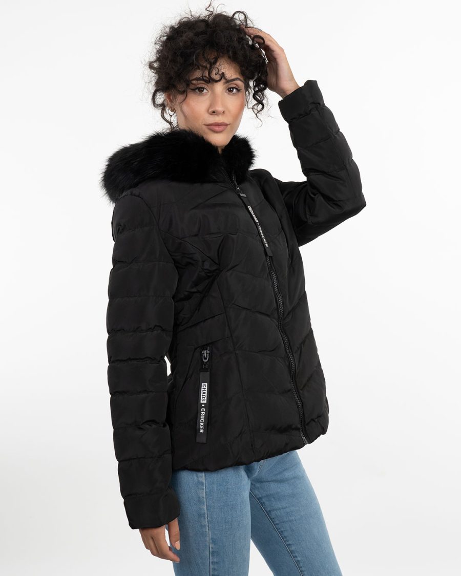 Ženska zimska jakna – Sportska i Casual – NT 7601 – Crna