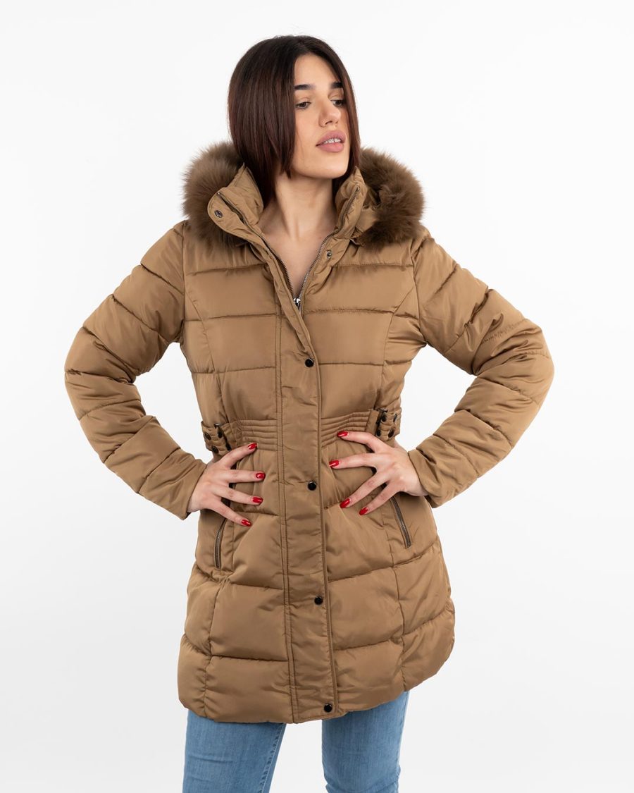 Ženska zimska jakna – Sportska i Casual – FL 1522 – Bež