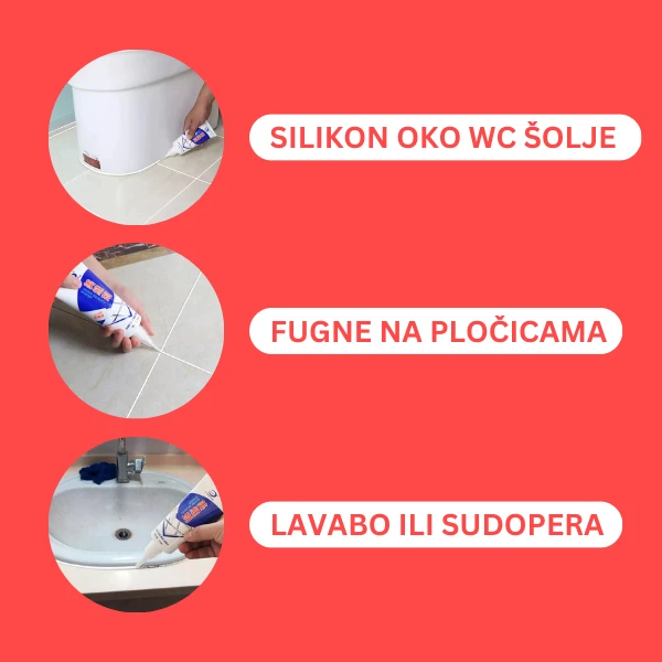Sanitarni gel protiv buđi i za popunjavanje praznina (1 + 1 GRATIS)