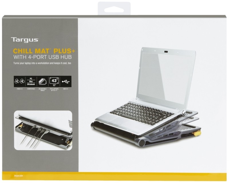 TARGUS Postolje i hladnjak za laptop Chill Mat AWE81EU, crno-sivo