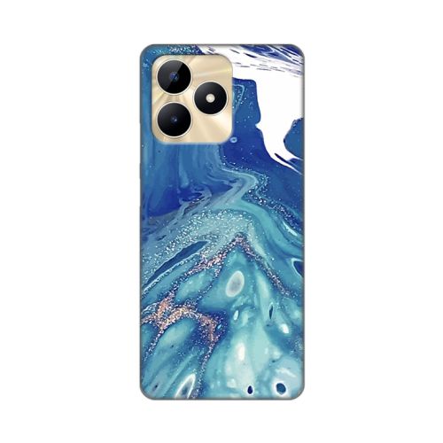 Silikonska futrola - maska print za Realme C53 Blue Marble