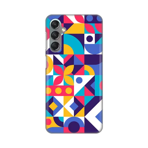 Silikonska futrola - maska print Skin za Samsung A245 Galaxy A24 4G Colorful Mosaic