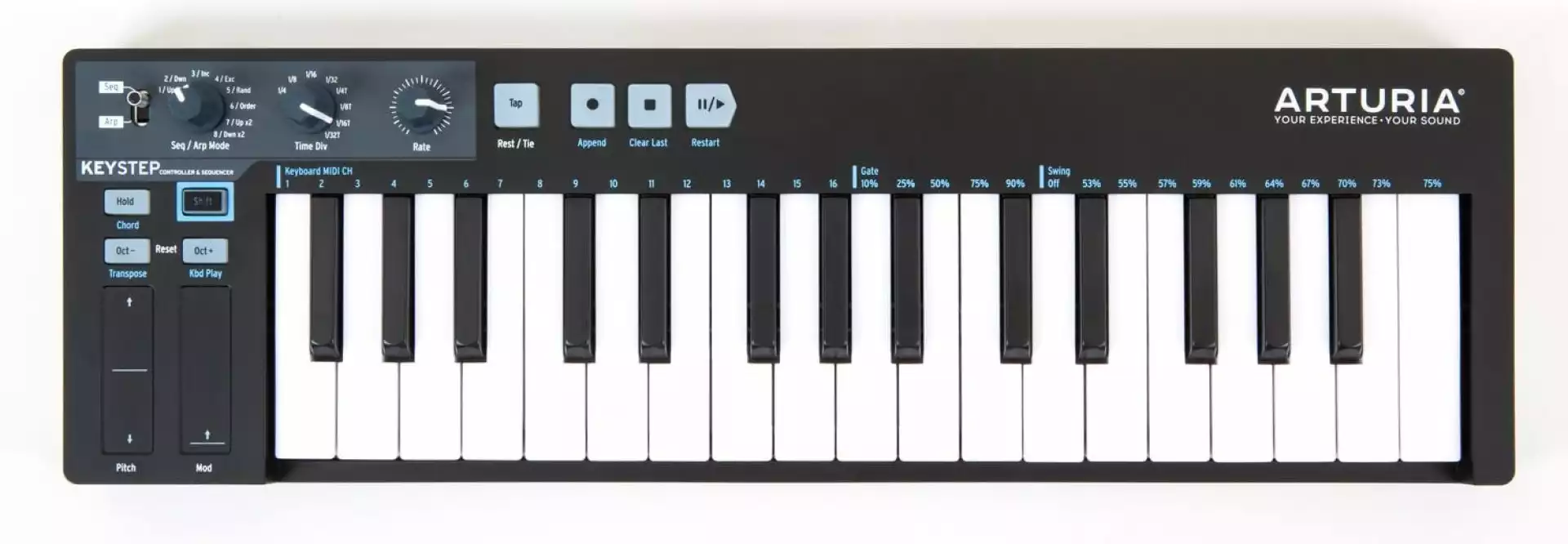 Arturia KeyStep Black Edition - Midi Klavijatura