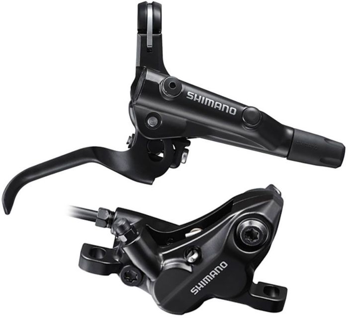 KOČNICA SHIMANO DEORE BL-MT501 + BR-MT520 DISK SET DESNA RUČICA + ZADNJA ČELJUST RESIN PAD