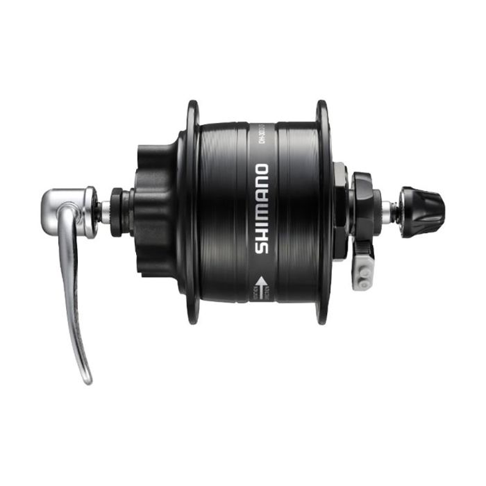 NABLA PREDNJA SHIMANO DYNAMO DH-3D32-QR 32H DISK 6-BOLT CRNA