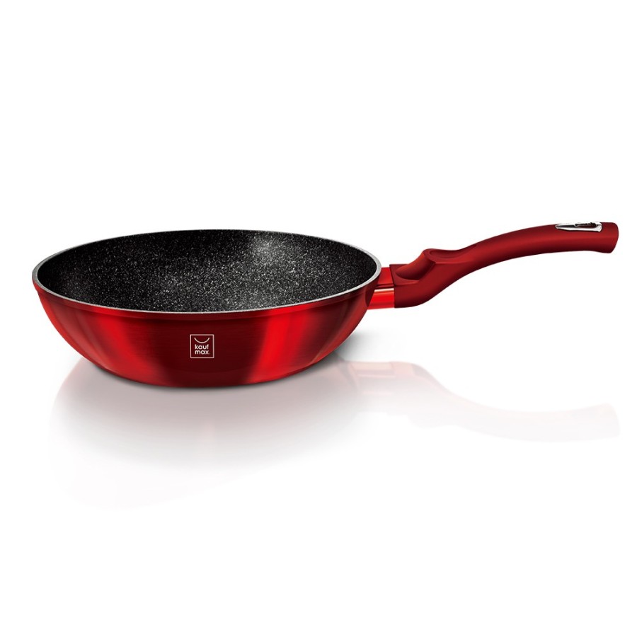 WOK TIGANJ 28CM KAUFMAX BURGUNDY LINE