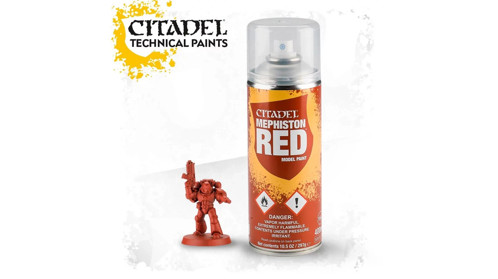 Spray Paint Mephiston Red