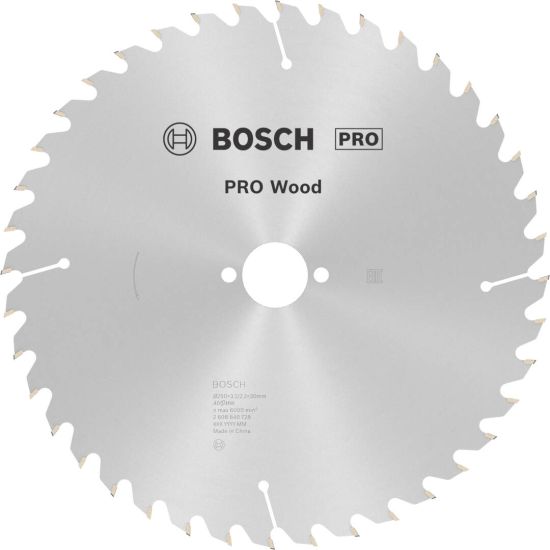 Bosch PRO Wood list kružne testere 250x3.2x30 mm 40z ATB max 6.000 o/min (2608640728)