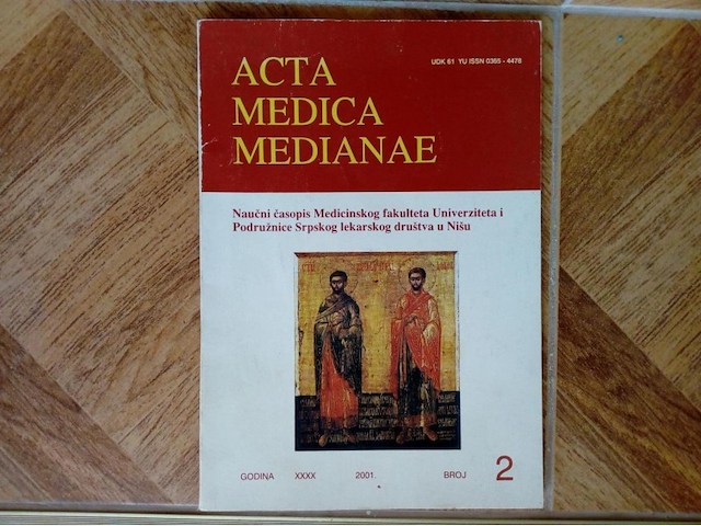 ACTA MEDICA MEDIANAE - Broj 2 - 2001.
