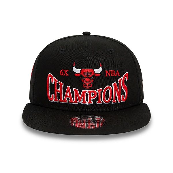 CHICAGO BULLS CHAMPIONS PATCH 9FIFTY SNAPBACK CAP 'BLACK'