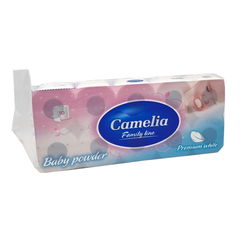 Camelia toalet papir Baby powder troslojni 10/1